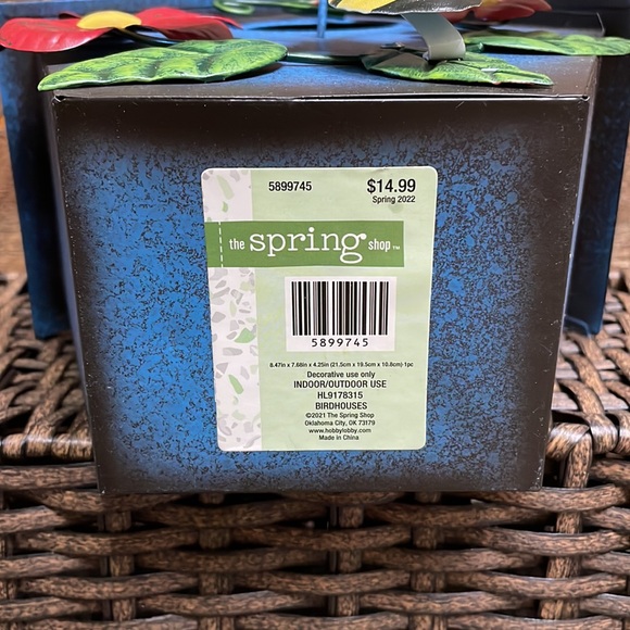 The Spring Shop | Accents | The Spring Shop Decorative Metal Blue ...